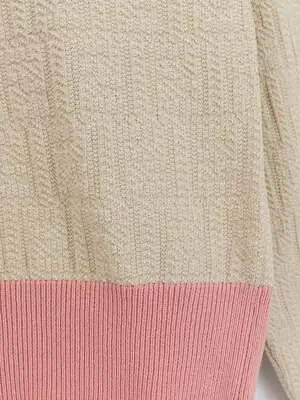 Fendi V-neck Collar Sweater - Multicolor
