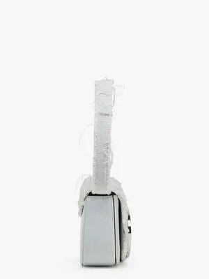 DIESEL® 1dr Denim Shoulder Bag With Rhinestone D Logo - Multicolor