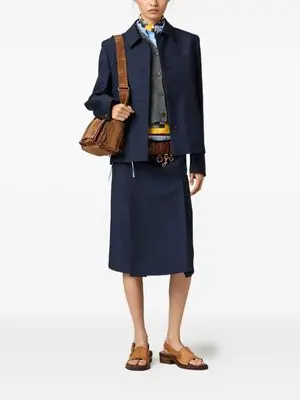 Miu Miu Wool Single-breasted Jacket