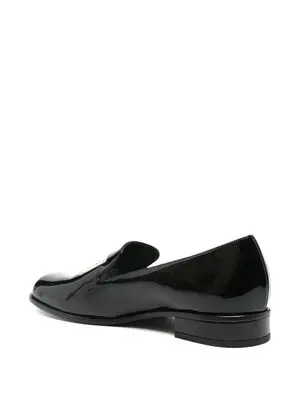 Givenchy Tux Loafers In Patent Leather - Black