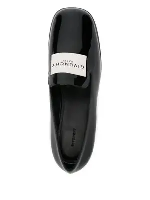 Givenchy Tux Loafers In Patent Leather - Black