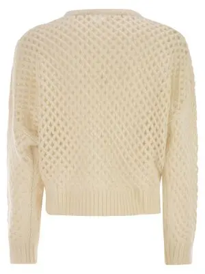 Max Mara Cashmere And Silk Cropped Knitwear