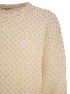 Max Mara Cashmere And Silk Cropped Knitwear