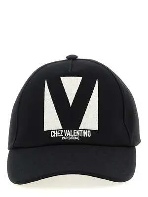 Valentino Garavani Chez Baseball Cap - Black