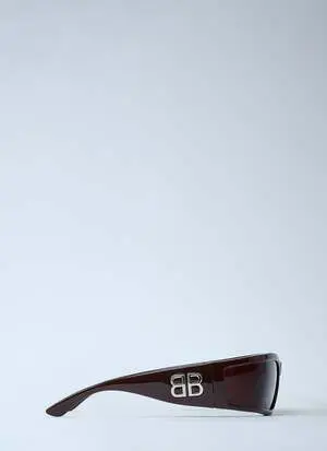Balenciaga Sunset Rectangle Sunglasses - Multicolor