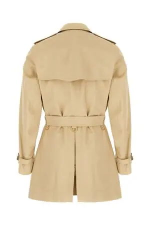 Burberry Double Breasted Belted Trench Coat
