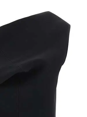 Jacquemus La Robe Pesce Courte Asymmetrical Mini Dress