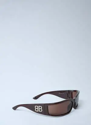 Balenciaga Sunset Rectangle Sunglasses - Multicolor