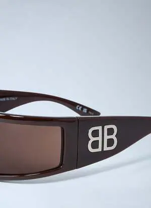 Balenciaga Sunset Rectangle Sunglasses - Multicolor