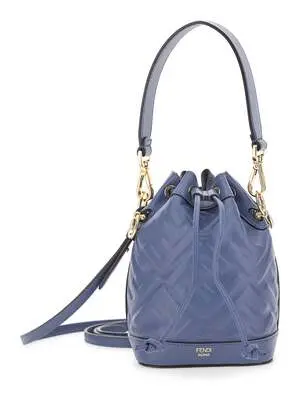 Fendi Mon Tresor Mini Bucket Bag - Blue