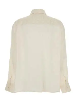 Fendi Silk Ff Motif Shirt - Multicolor