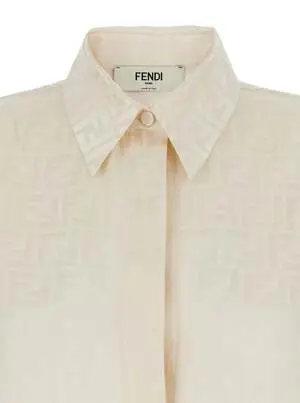 Fendi Silk Ff Motif Shirt - Multicolor