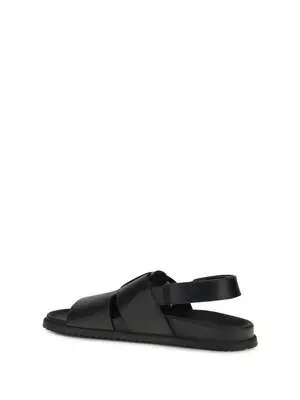 Dolce & Gabbana Leather Open-toe Sandals With Buckle Fastening