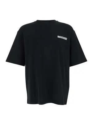 Dsquared2 T-shirt With Logo On The Front In Cotton - Multicolor