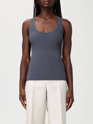 Max Mara Max Mara Ribbed Tank Top Gray