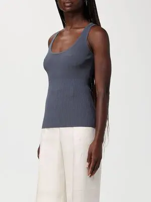 Max Mara Ribbed Tank Top - Gray
