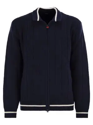 Kiton Zip Up Cardigans For Men