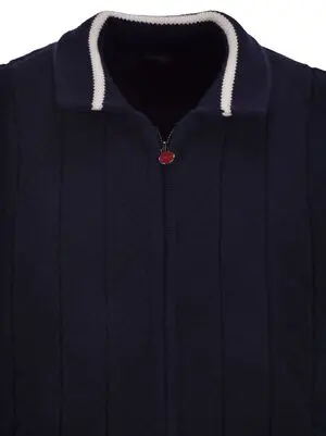 Kiton Cashmere Zip-up Bomber Jacket
