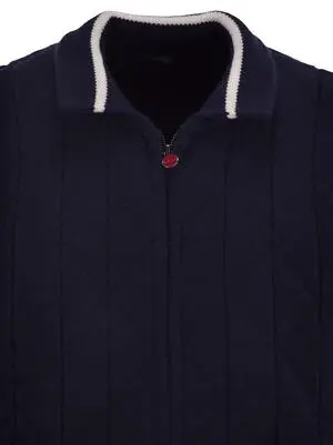 Kiton Cashmere Zip-up Bomber Jacket