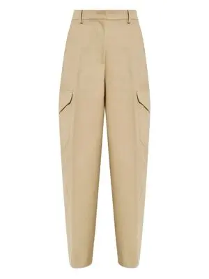 Givenchy Cotton And Wool Cocoon Trousers - Multicolor