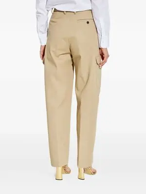 Givenchy Cotton And Wool Cocoon Trousers - Multicolor