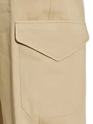 Givenchy Cotton And Wool Cocoon Trousers - Multicolor