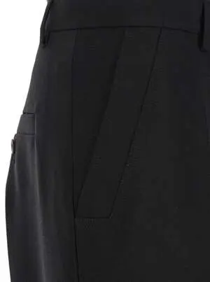 Rick Owens Black Wool Tailored Trousers