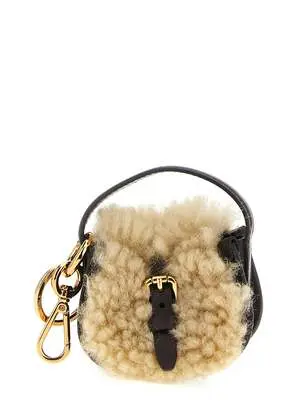 Etro ETRO Shearling Cindolo Bag Charm Multicolor