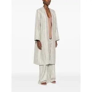 FORTE_FORTE Long Sleeve Open Front Coat