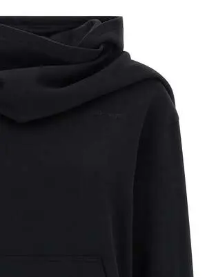 COURREGES Courrèges Hoodie And Scarf Set - Black