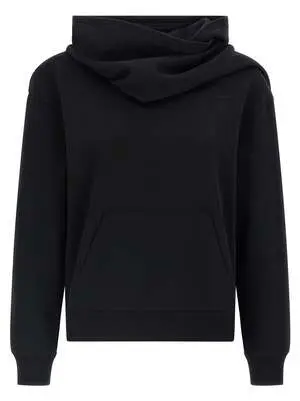 COURREGES Courrèges Hoodie And Scarf Set - Black