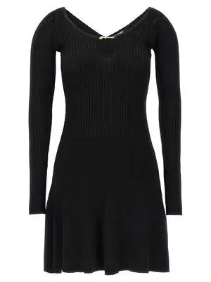 Jacquemus La Mini Robe Pralù Dress - Black
