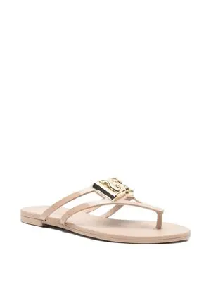 Dolce & Gabbana Dg Logo Thong Sandals - Multicolor