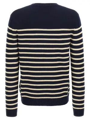 Valentino Garavani Chez Striped Wool Sweater