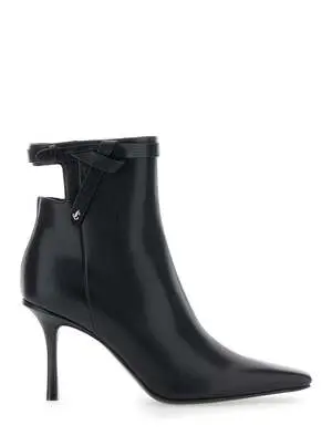 JIMMY CHOO JIMMY CHOO Leather Ankle Boots With Knot Detail Multicolor