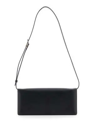 TOM FORD Grained Leather Crossbody Bag With T Plaque - Multicolor