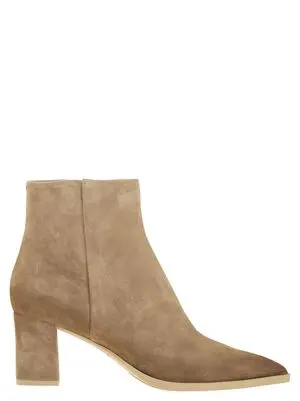 Women's Suede Mid Heel Boots