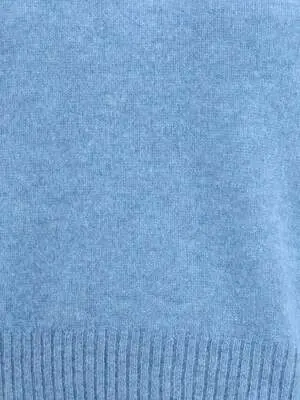 Marni Long-sleeve Crewneck Sweater With Back Tie Detail