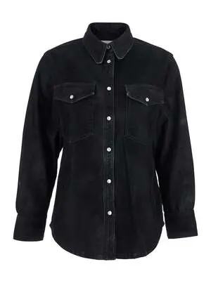 Isabel Marant Étoile Karima" Shirt With Classic Collar And Patch Pockets - Multicolor