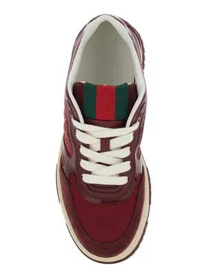 Gucci Re-web Low Top Sneakers In Gg Canvas - Multicolor