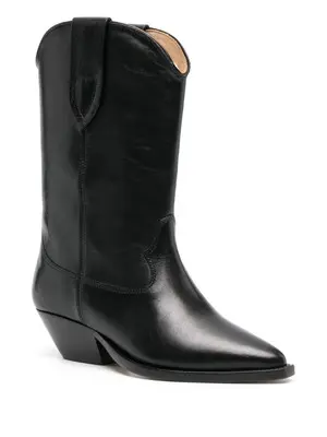 Isabel Marant Étoile Duerto Leather Cowboy Boots