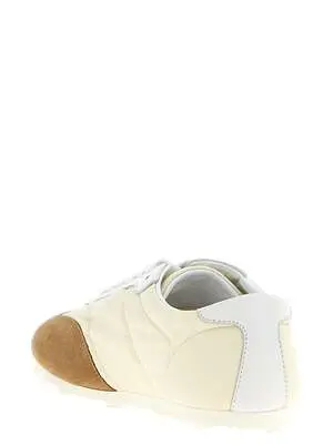 Marni Softy Soccer Sneakers With Suede Cap Toe