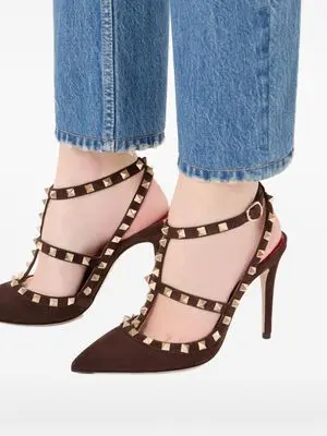 Valentino Garavani Rockstud Leather Pumps - Multicolor