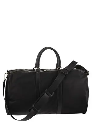 Kiton Nylon And Leather Trimmed Duffel Bag