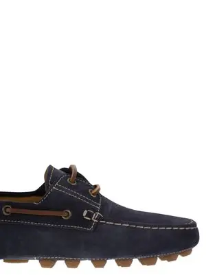 TOD'S Rubber Bubble Suede Boat Shoe