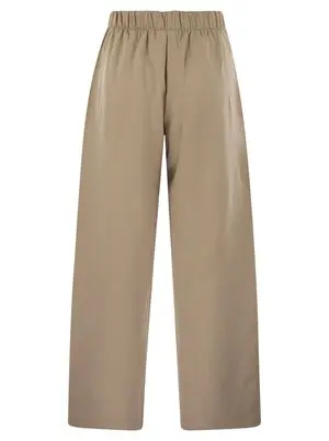 Max Mara Filovia Silk And Cotton Fleece Trousers - Multicolor
