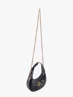 Gucci Gg Marmont Quilted Leather Shoulder Bag With Metal Gg Logo - Multicolor