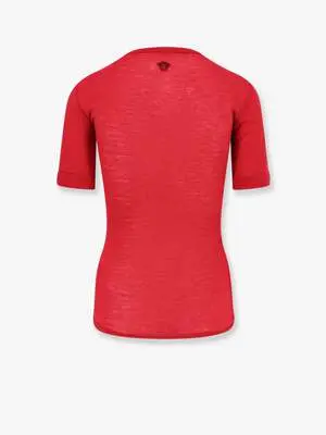 Versace Ribbed Cotton T-shirt - Multicolor