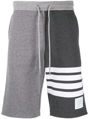 Thom Browne 4-bar Sweat Shorts - Gray