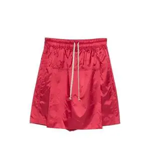 Moncler Scarlet Drop-crotch Shorts - Red